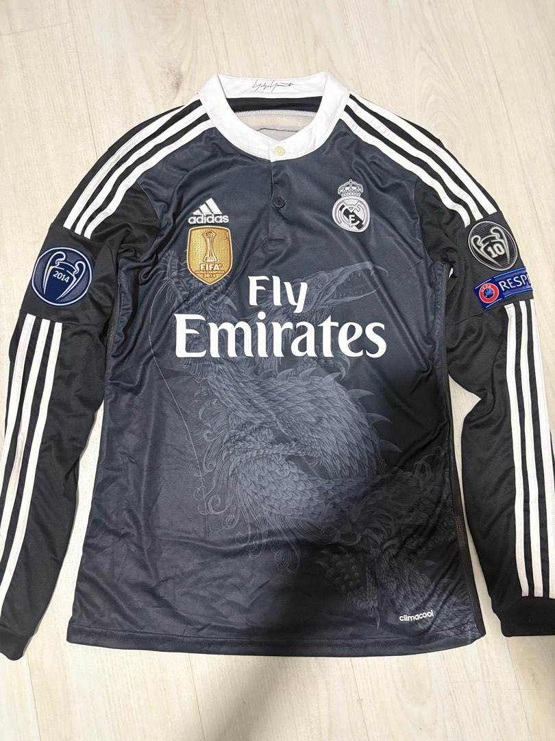 Cristiano Ronaldo 7 Real Madrid 2014/2015 Third Kit Black Dragon ...