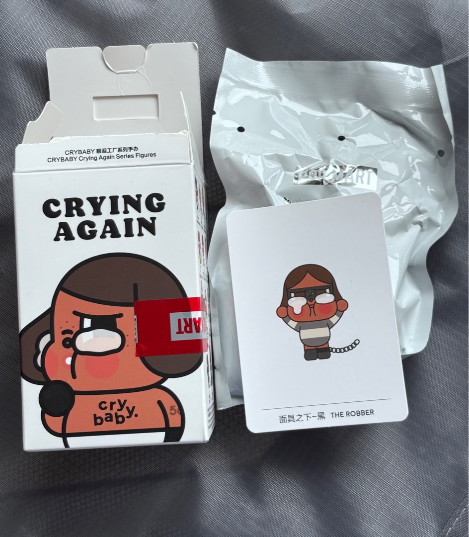 Cry baby Crying Again The Robber, Hobbies & Toys, Toys & Games on Carousell