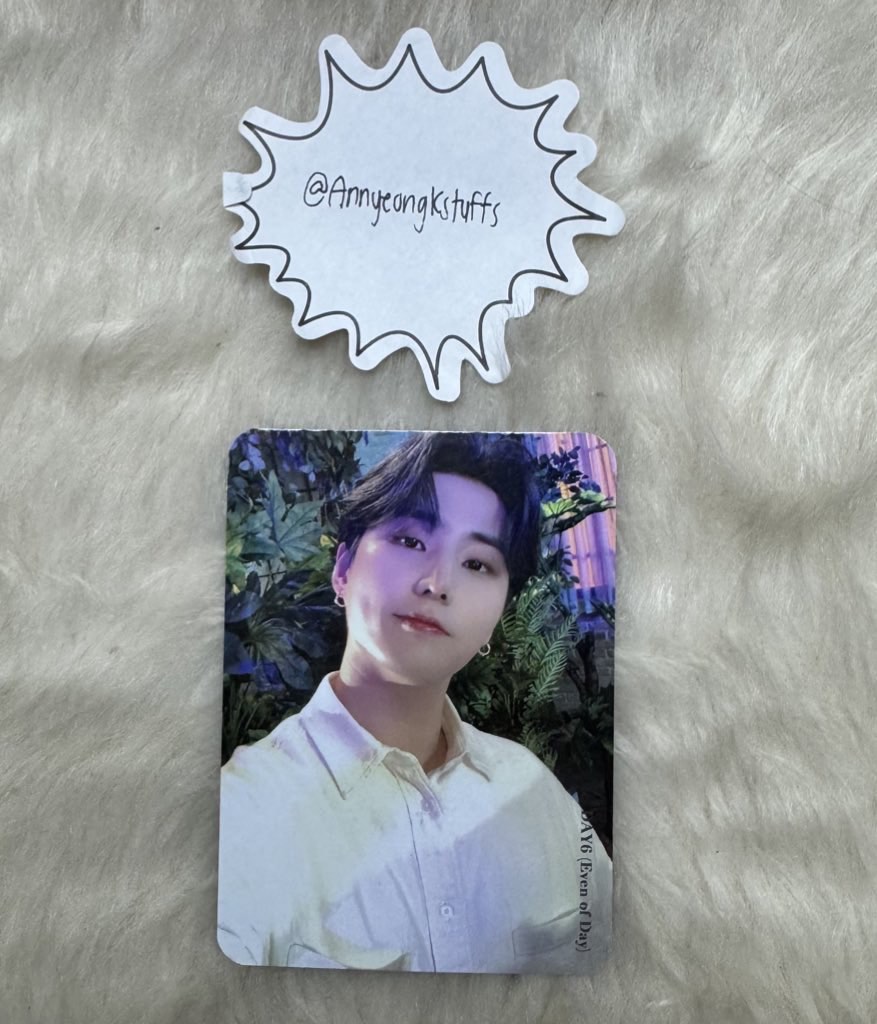 DAY6 Even of Day EOD Gluon Fansign Photocard PC Mecima Shop, Hobbies ...