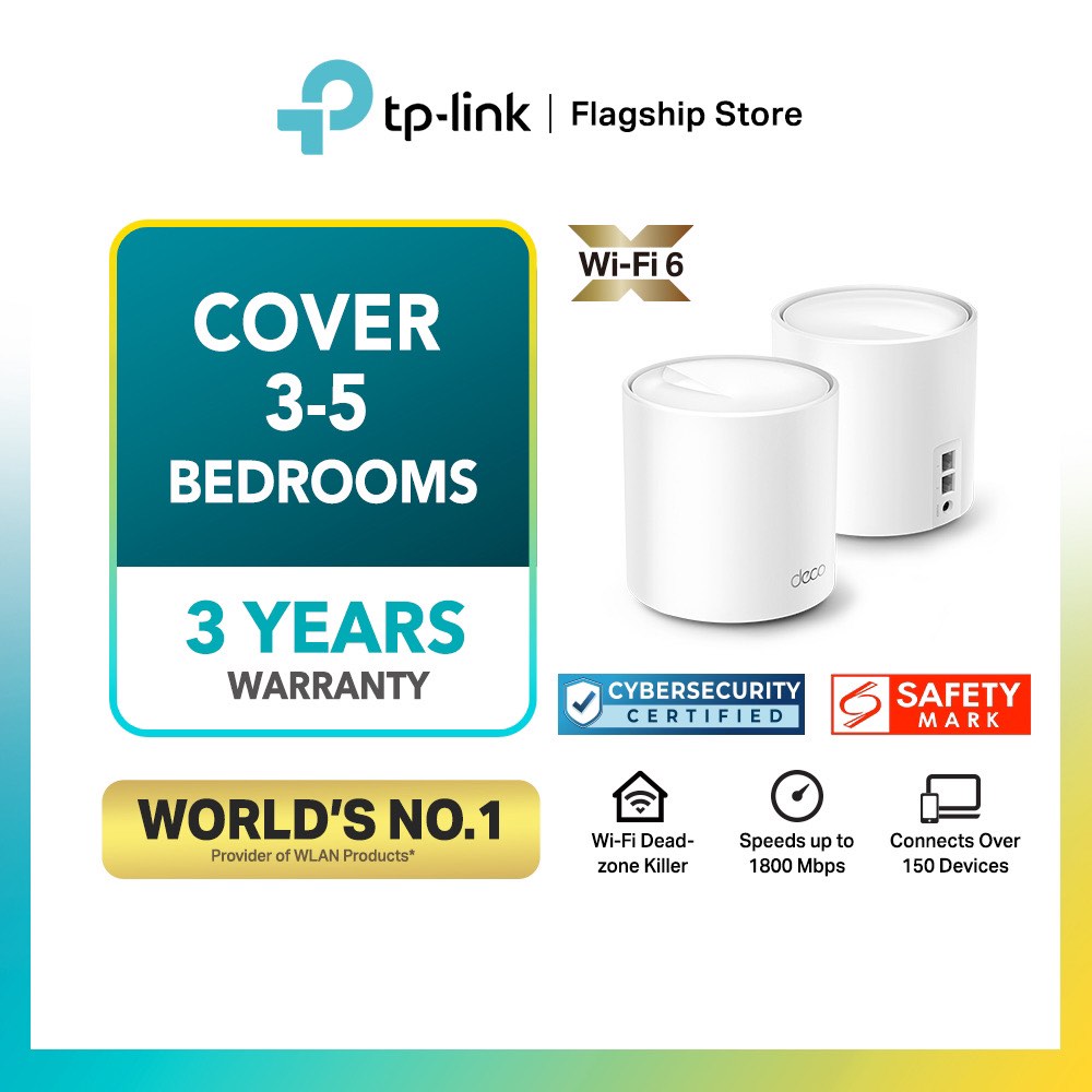 TP Link - Deco AX1800 Whole Home Mesh Wi-Fi 6 Router, Computers & Tech ...