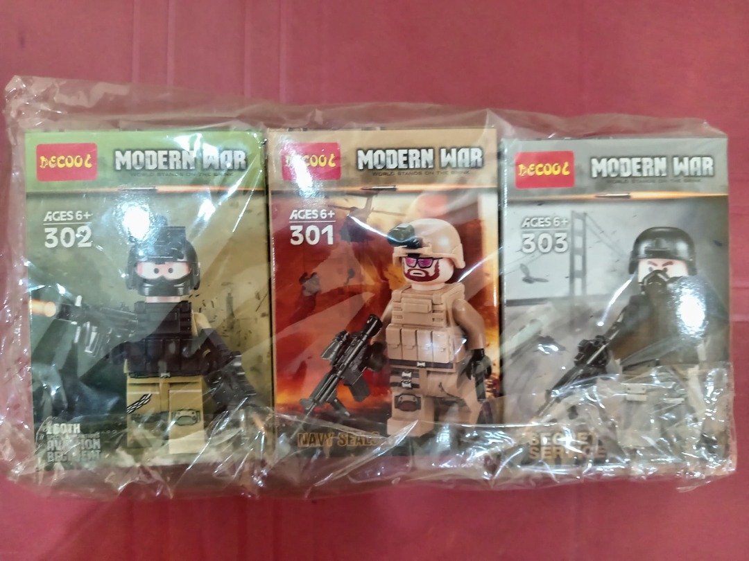 DECOOL Modern War Minifigure Series - 3 in 1 (Sales/Offer), Hobbies & Toys, Toys & Games on ...
