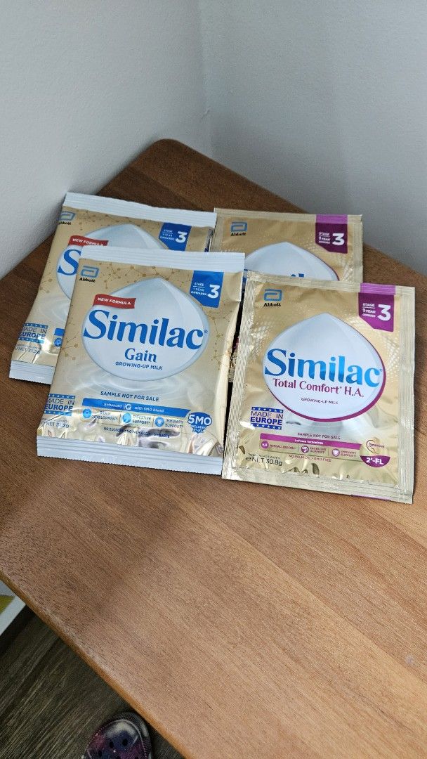Exp 6/27 & 3/26 similac stage 3 similac gain growing up milk similac total comfort h.a. similac ...