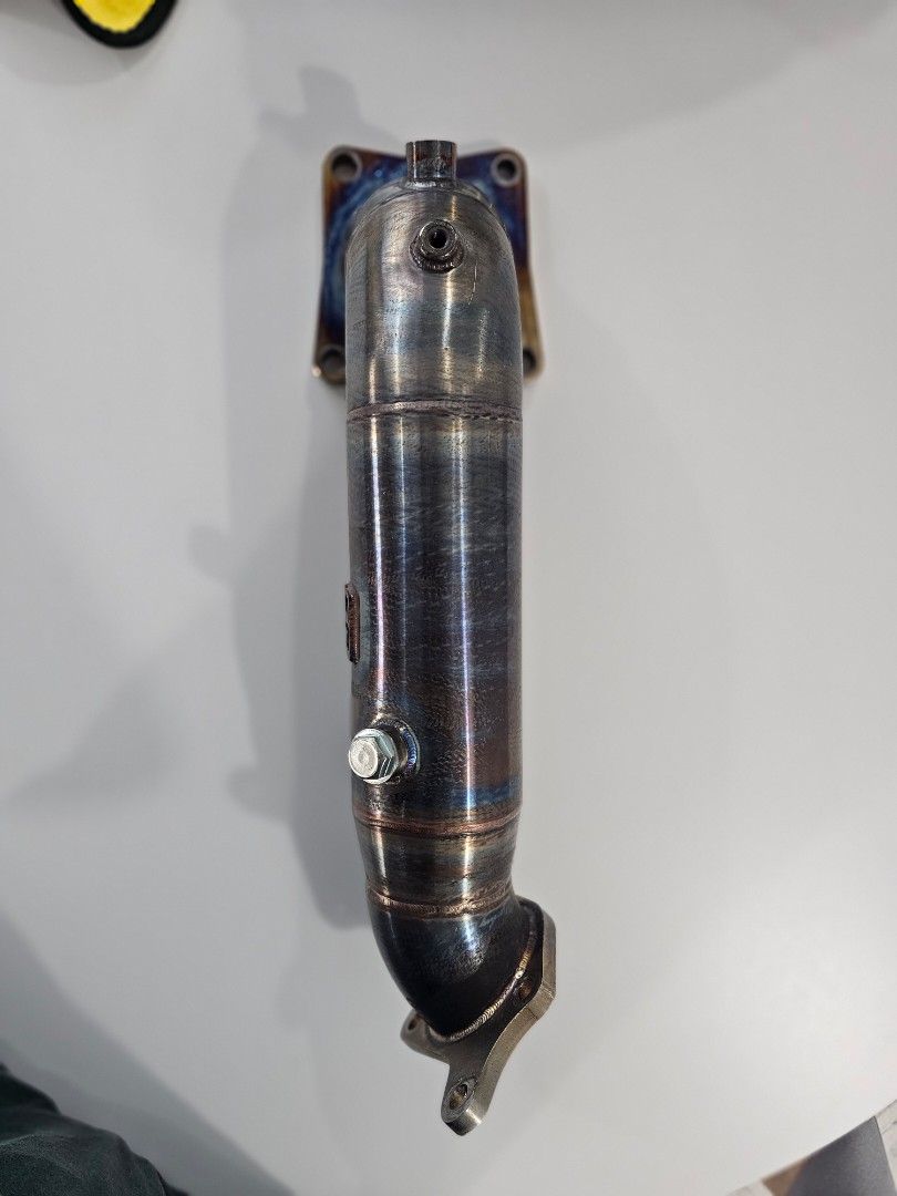 FK8 Civic type r EP Titanium catless downpipe, Car Accessories ...