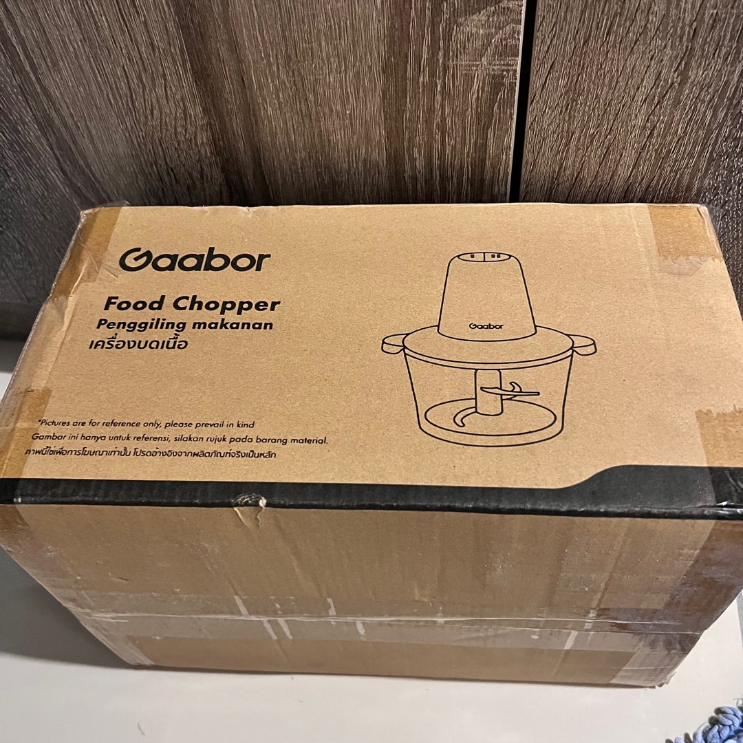 White Gaabor 2L Chopper Big Capacity Powerful and Efficient Meat ...