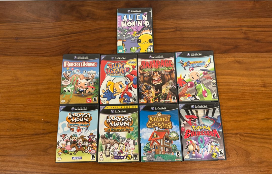 Game Cube *RARE* (Alien Hominid, Ribbit King, Billy Hatcher, Pokemon ...