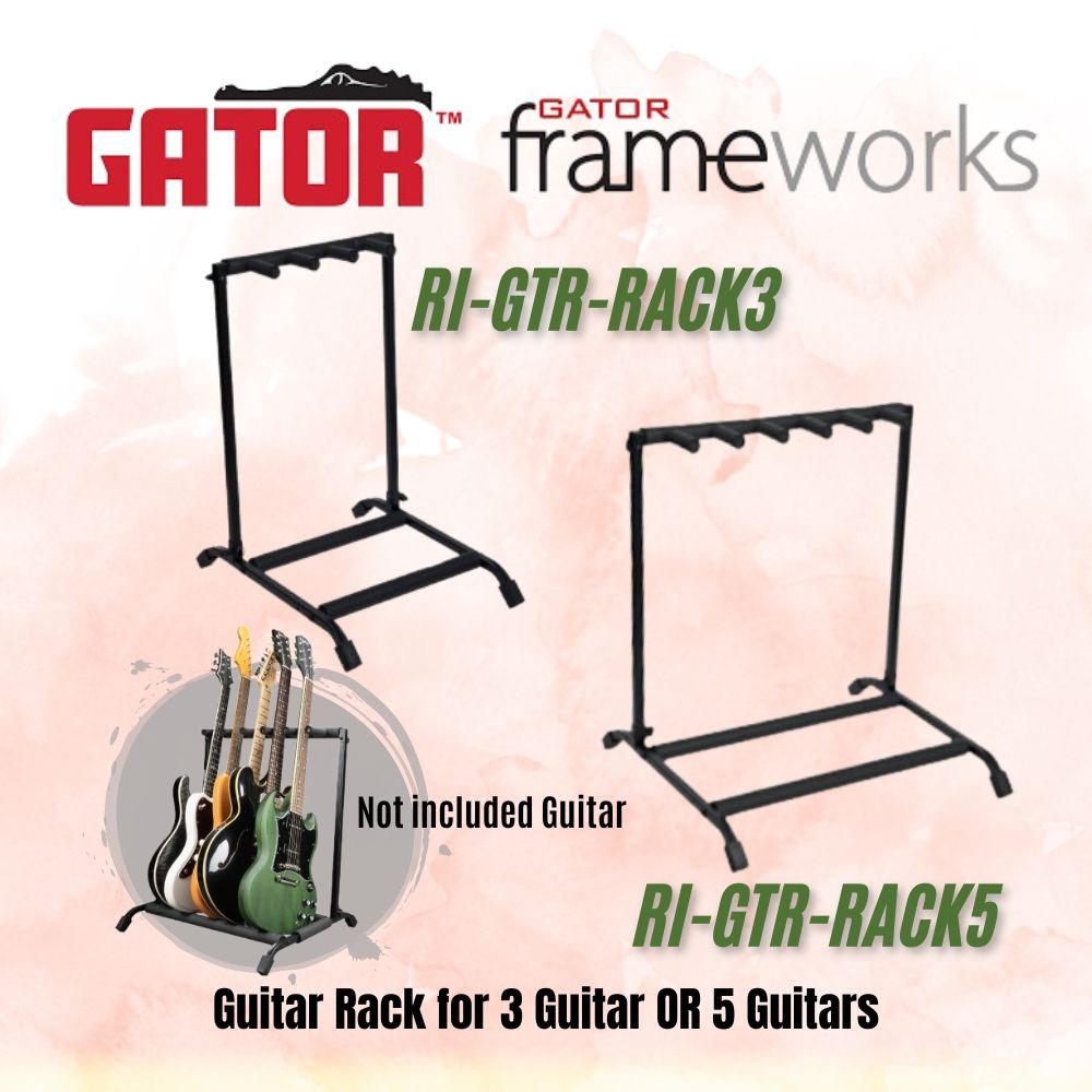 Gator Rok-It RI-GTR-RACK3 Guitar Rack for 3 Guitars, Hobbies & Toys ...