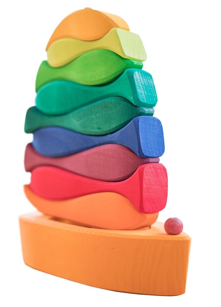 Glückskäfer Wooden Blocks - Fish, Hobbies & Toys, Toys & Games on Carousell