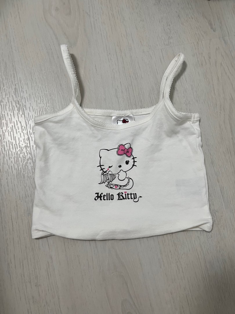 hello kitty tank, Women's Fashion, Tops, Sleeveless on Carousell