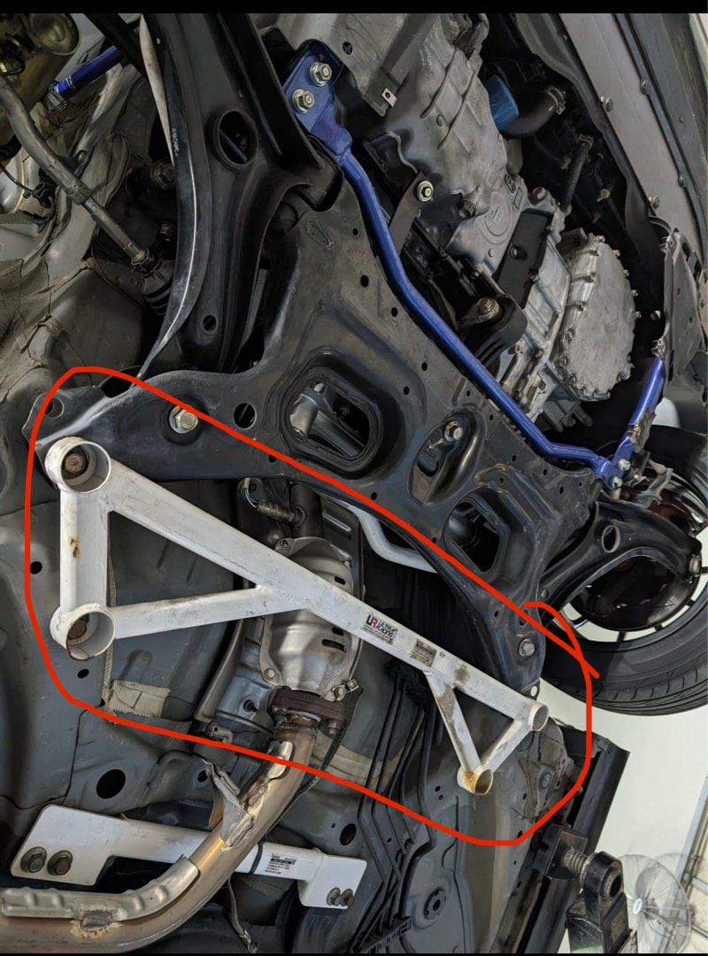 Honda Fit / Jazz / City ( front lower brace ), Car Accessories ...