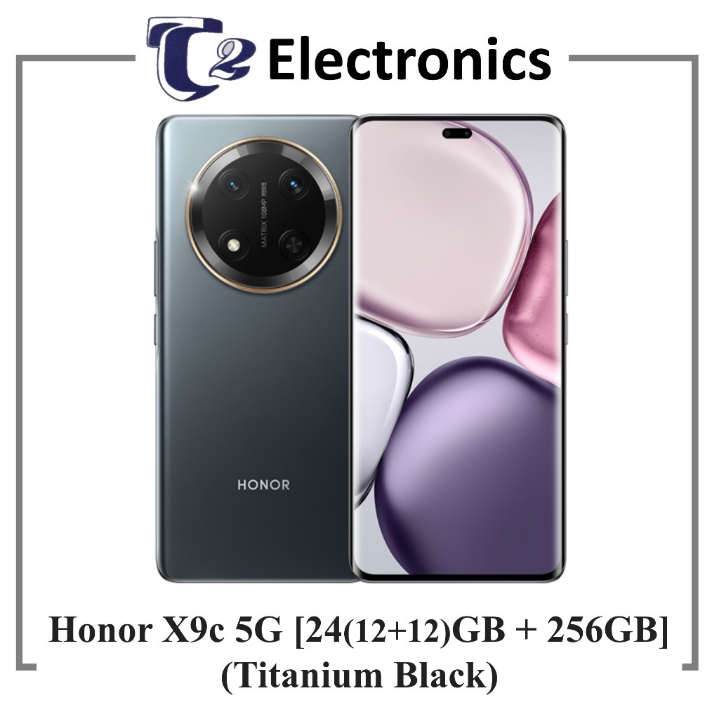 Honor X9c 5G | 24(12+12)GB RAM + 256GB ROM | 6.78inch Display Ultra-tough Triple Defense | - T2 ...