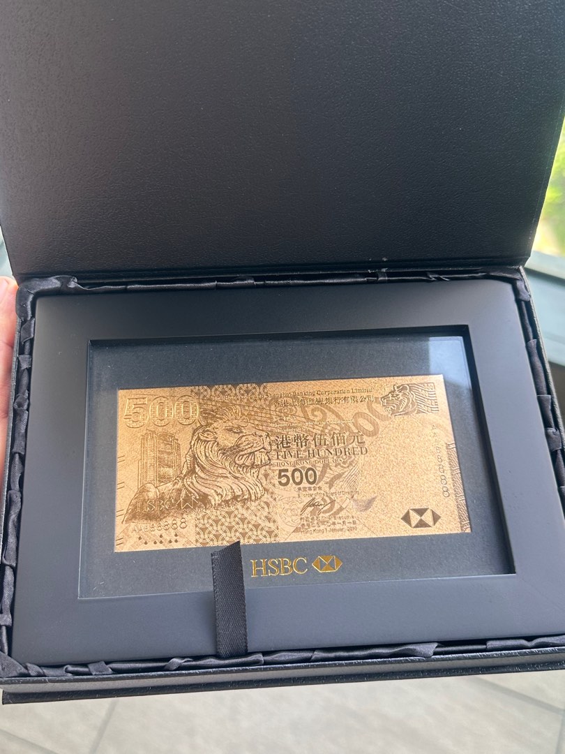 HSBC Gold $500 notes 2010 - Precious, 興趣及遊戲, 收藏品及紀念品, 錢幣 - Carousell