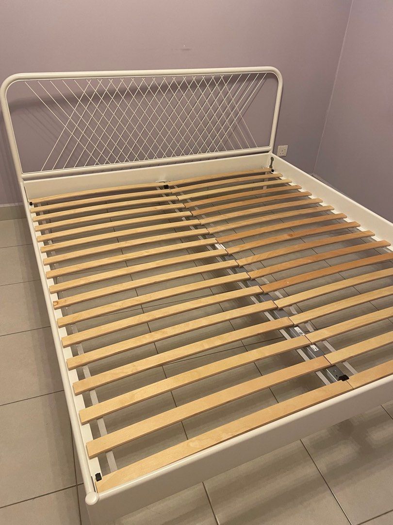 IKEA NESTTUN King size, Furniture & Home Living, Furniture, Bed Frames & Mattresses on Carousell