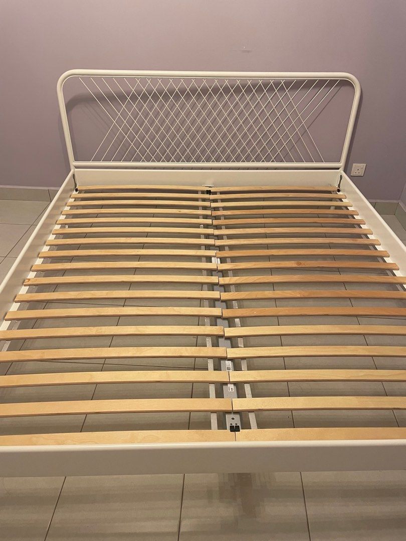 IKEA NESTTUN King size, Furniture & Home Living, Furniture, Bed Frames & Mattresses on Carousell