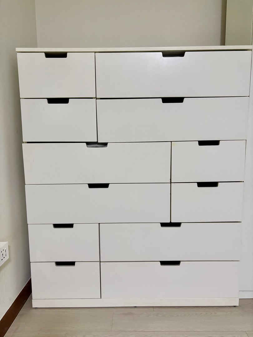 IKEA nordlic wardrobe cabinet drawers set, Furniture & Home Living ...