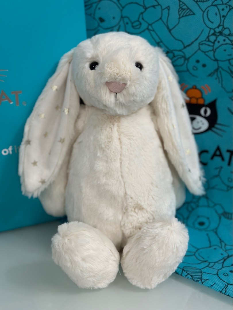 Jellycat Bashful Twinkle Bunny 31cm # 星星耳兔兔 # 禮物 # 女朋友 # 小朋友, 興趣及遊戲, 玩具 & 遊戲類 - Carousell