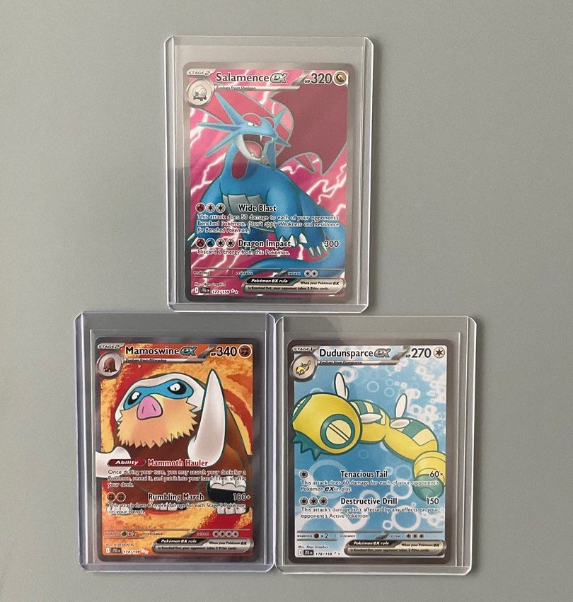 Journey Together Full art Ultra Rares Mamoswine dundunsparce Salamance ...