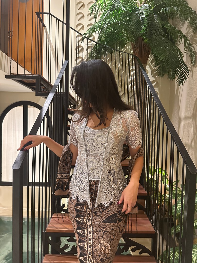 Kebaya bali set with skirt and corset, Women's Fashion, Dresses & Sets ...