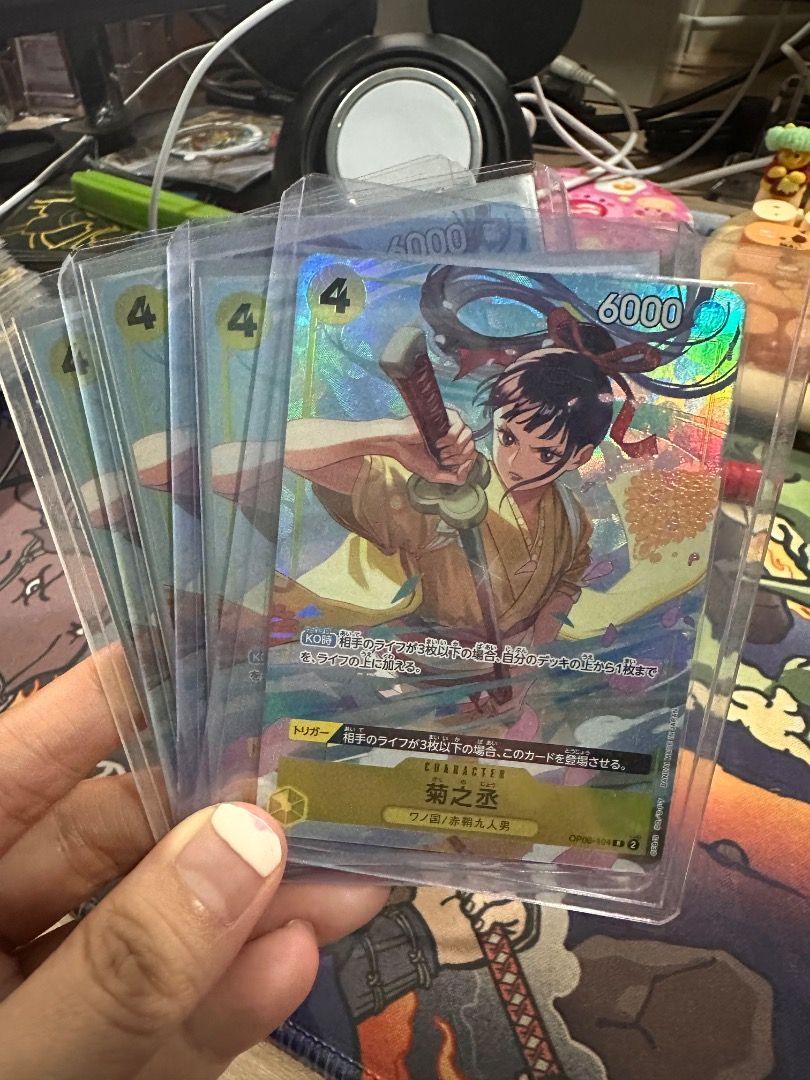 Kikunojo [Best Selection] OP06-104 One Piece Japanese Wings Of The Captain, Hobbies & Toys, Toys ...