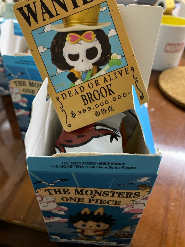 Labubu x One Piece (Brook), Hobbies & Toys, Toys & Games on Carousell