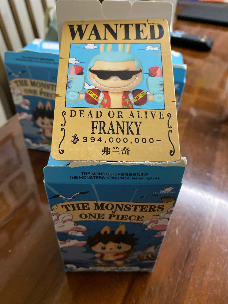 Labubu x One piece (Franky), Hobbies & Toys, Toys & Games on Carousell
