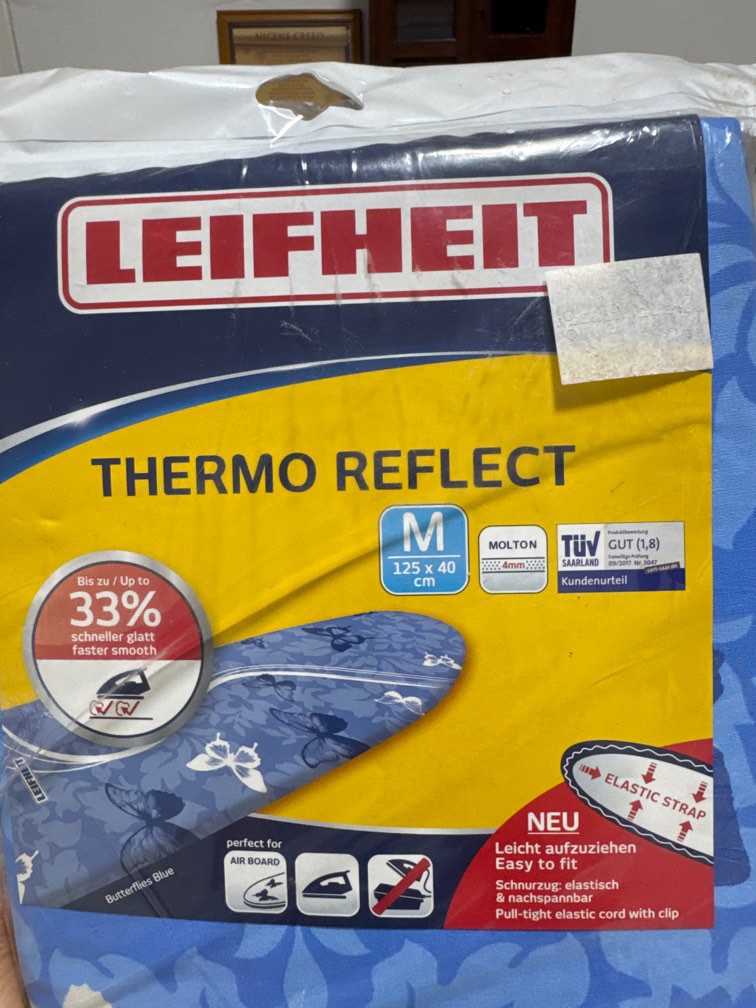 Leifheit iron board cover . Size M, Furniture & Home Living, Cleaning ...