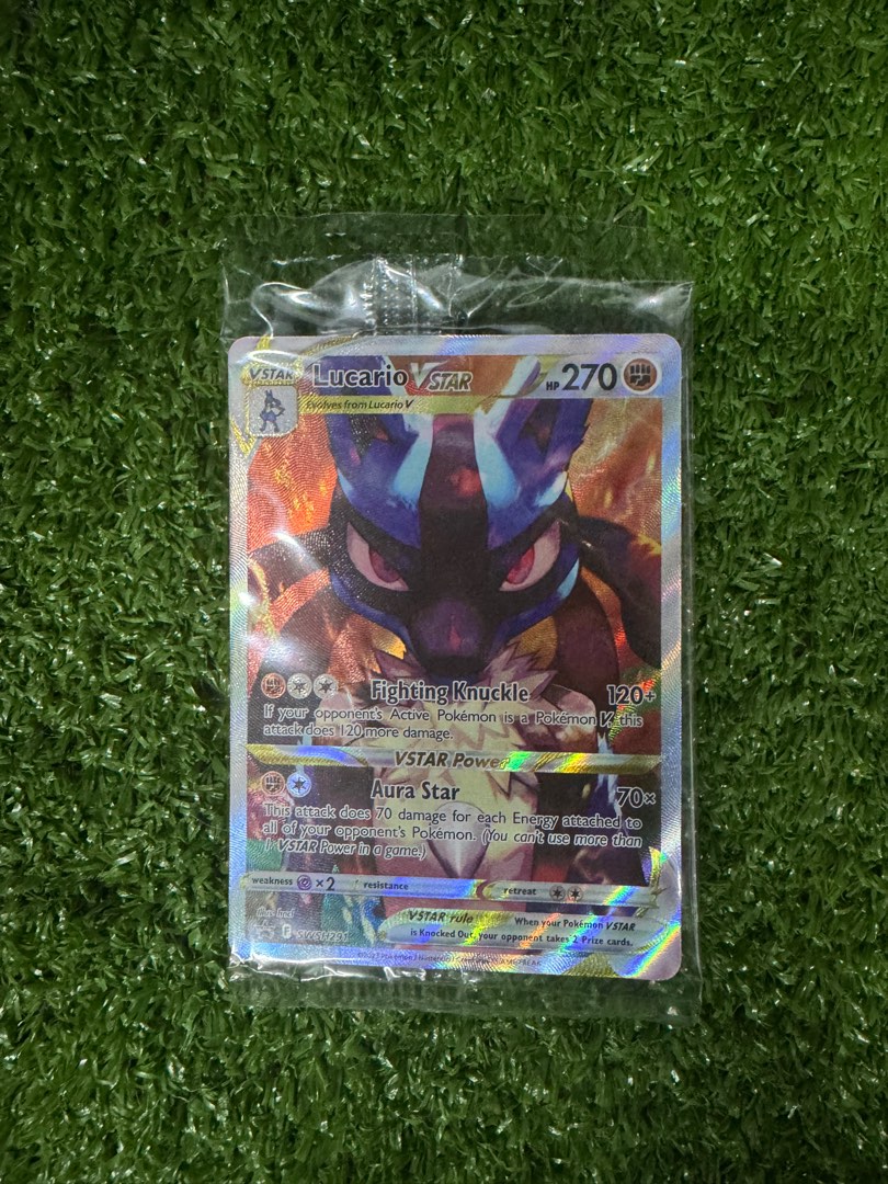 Lucario VSTAR promo card English, Hobbies & Toys, Toys & Games on Carousell