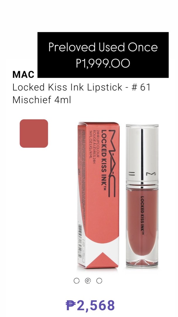 MAC Kiss Ink Mischief, Beauty & Personal Care, Face, Makeup on Carousell