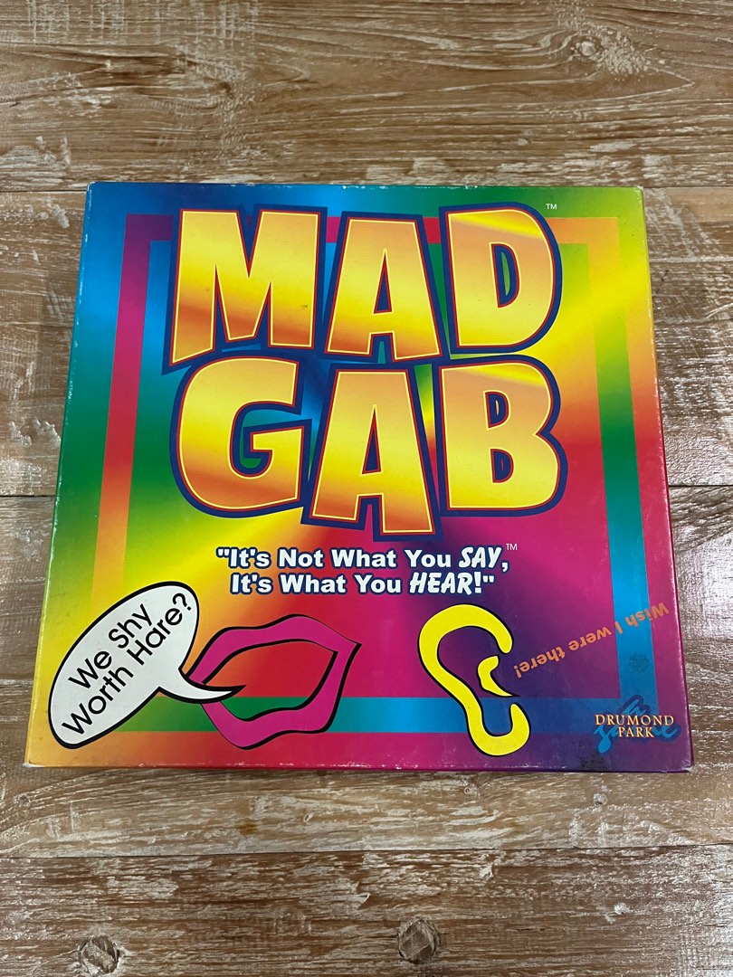 Mad Gab Board Game, Hobbies & Toys, Toys & Games on Carousell