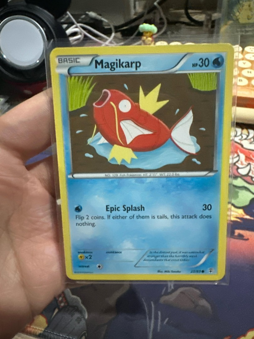 Magikarp #22 Pokemon Generations, Hobbies & Toys, Toys & Games on Carousell
