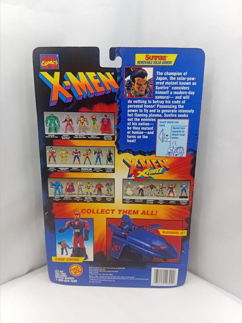 marvel x-men 5" scale xmen sunfire toy biz figure, Hobbies & Toys, Toys ...