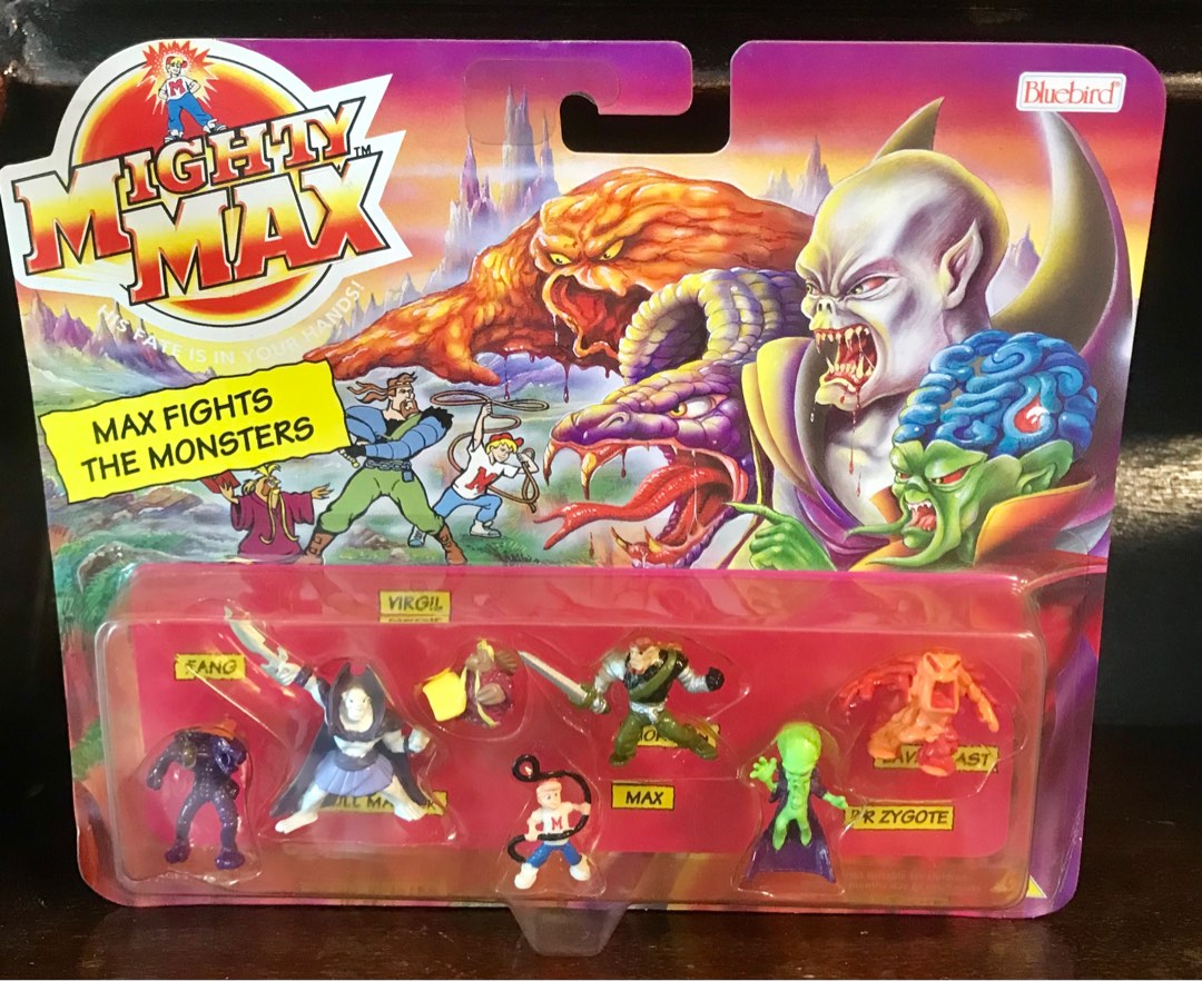 Mighty Max Fights the Monsters 1994 Bluebird Sealed RARE!!!!, Hobbies ...