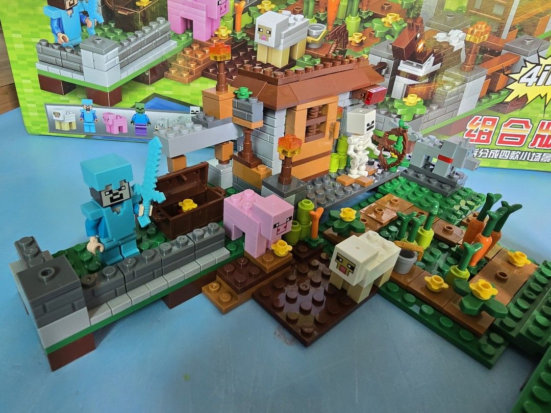 Minecraft blocks (not Lego), Hobbies & Toys, Toys & Games on Carousell