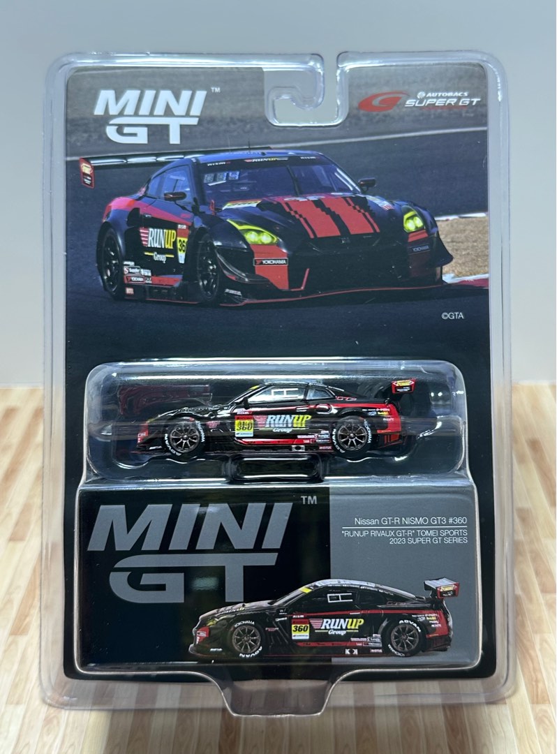 Mini GT Nissan GT-R Nismo GT3 RUNUP RIVAUX Tomei Sports #360 2023 Super ...