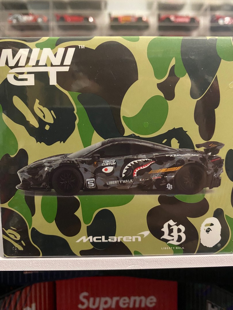 MINI GT X BAPE MCLAREN 720S LB WORKS #829, Hobbies & Toys, Toys & Games ...