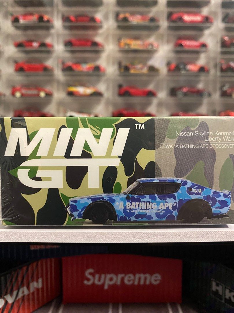 MINI GT X BAPE NISSAN SKYLINE KENMERI LIBERTY WALK #832, Hobbies & Toys ...