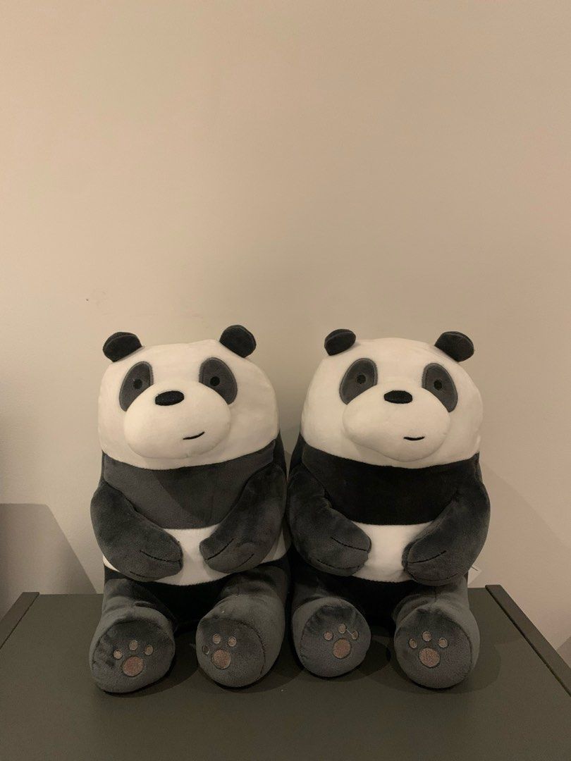 Miniso We Bare Bears Collection Panda Stuff toy Plushie, Hobbies & Toys ...