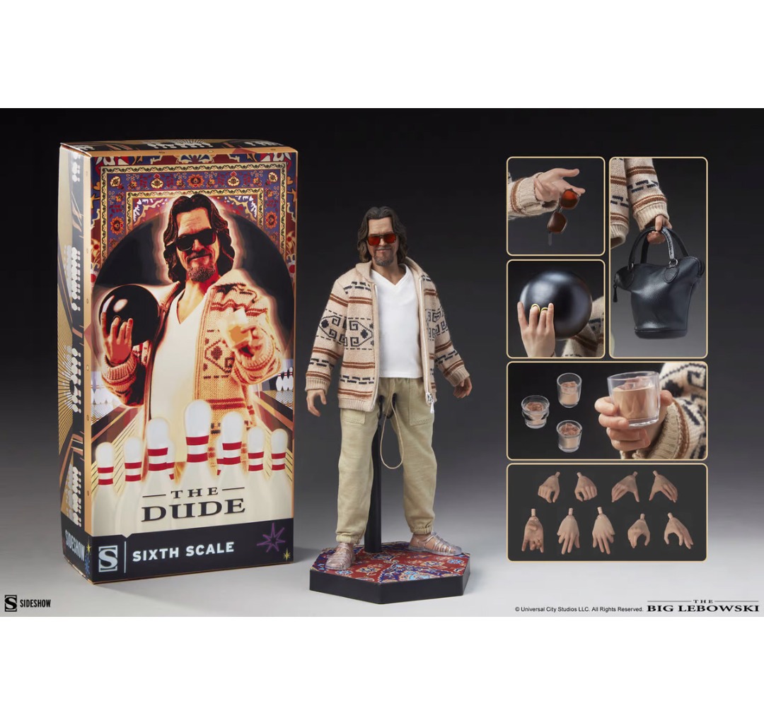 [MISB] Sideshow 1/6 The Dude NOT hot toys, Hobbies & Toys, Toys & Games ...