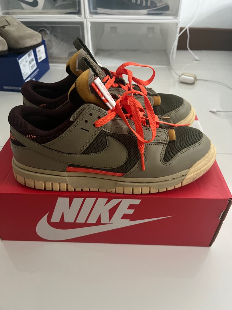 NIKE AIR JUMBO DUNK (olive), Men's Fashion, Footwear, Sneakers on Carousell