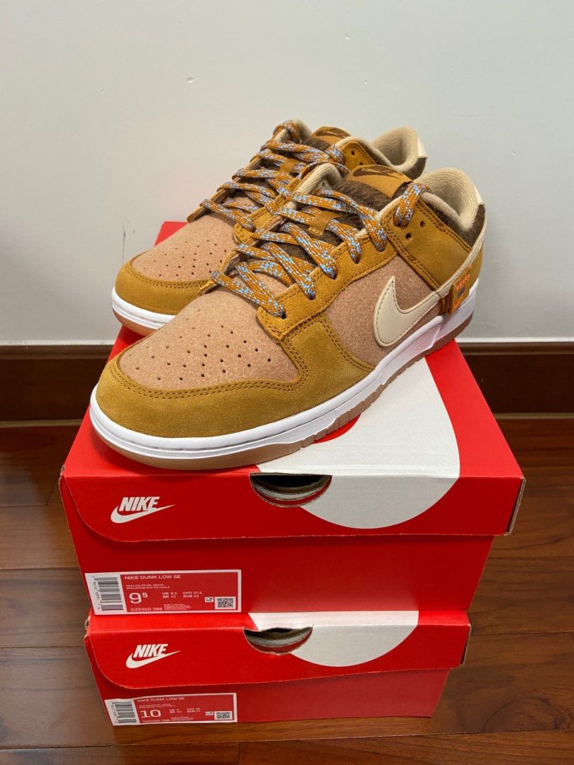 Nike Dunk Low SE Teddy Bear DZ5350 288 NSW ACG SB AJ Air Jordan 1 NB New Balance 992 Hoka ...