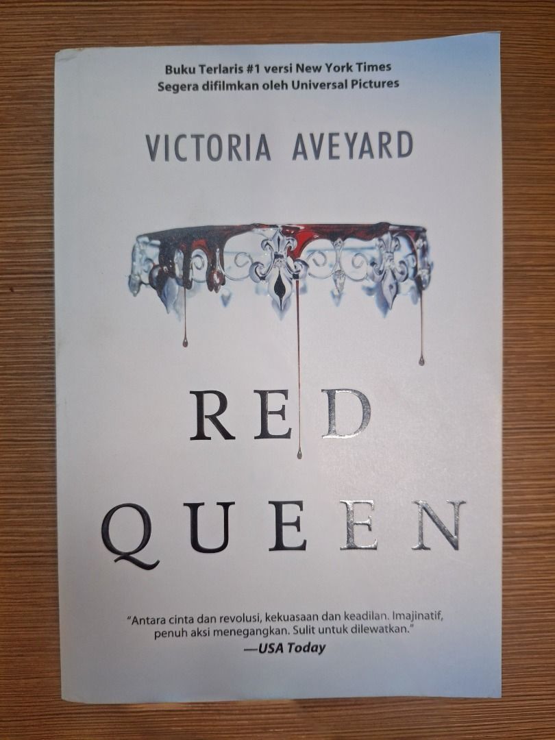 Novel Red Queen - Victoria Aveyard, Buku & Alat Tulis, Buku di Carousell