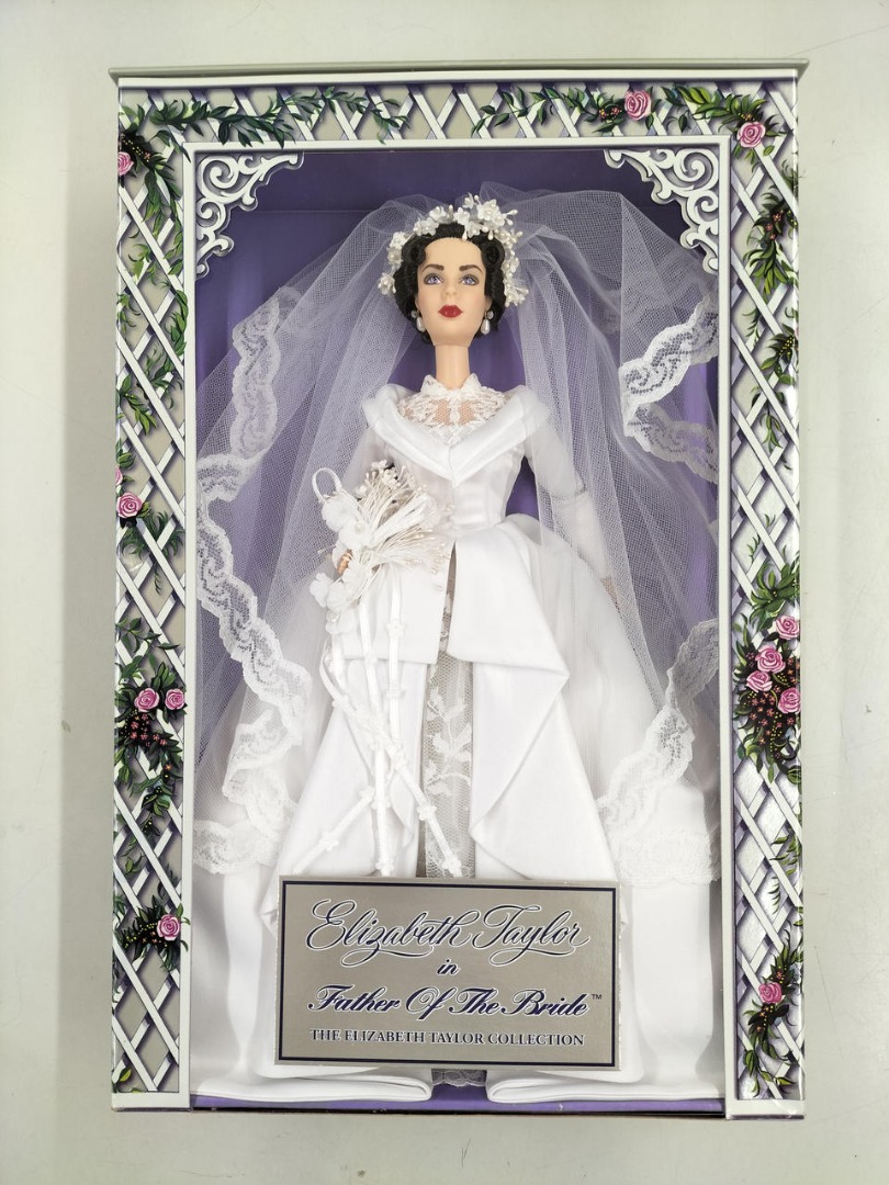 NRFB Barbie Elizabeth Taylor in Father of the Bride Doll MATTEL RARE ...