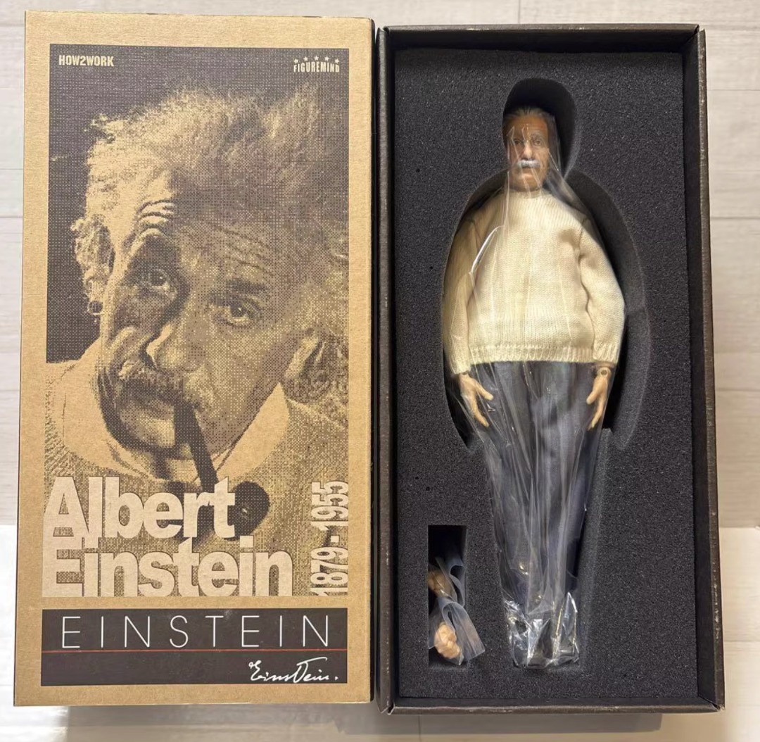 [Opened] 1/6 Alberteinstein Einstein 1879-1955 NOT hot toys, Hobbies ...