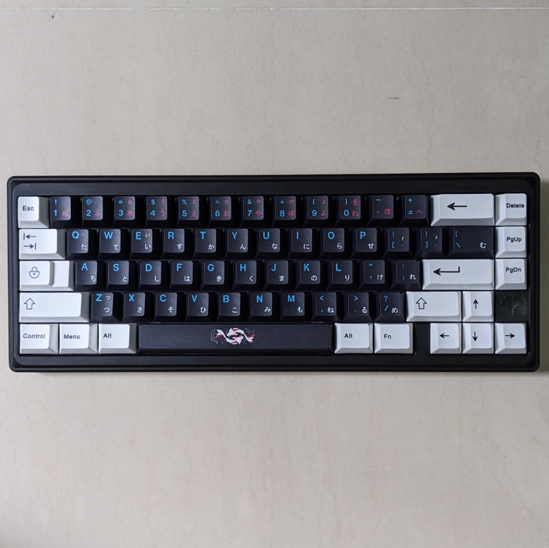 Paper Koi Custom PBT Keycap with Japanese Hiragana Set for Nuphy Akko ...