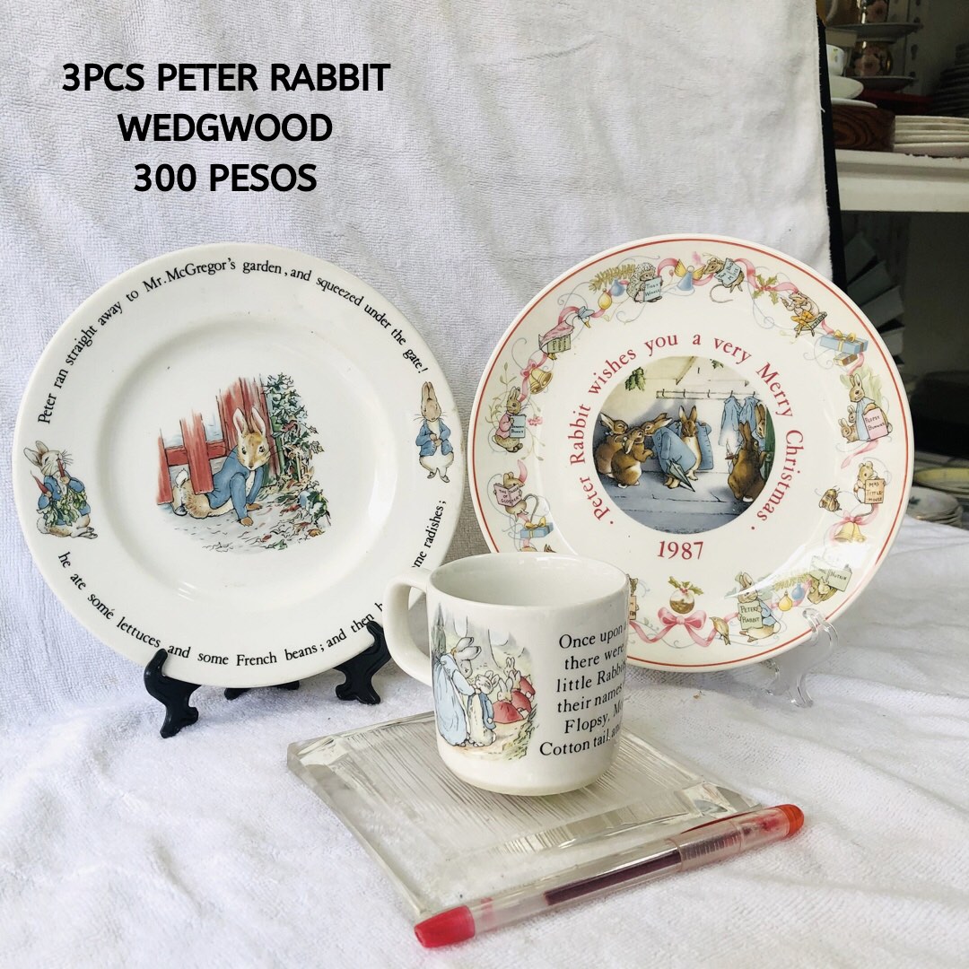 PETER RABBIT - WEDGWOOD SET, Furniture & Home Living, Kitchenware ...