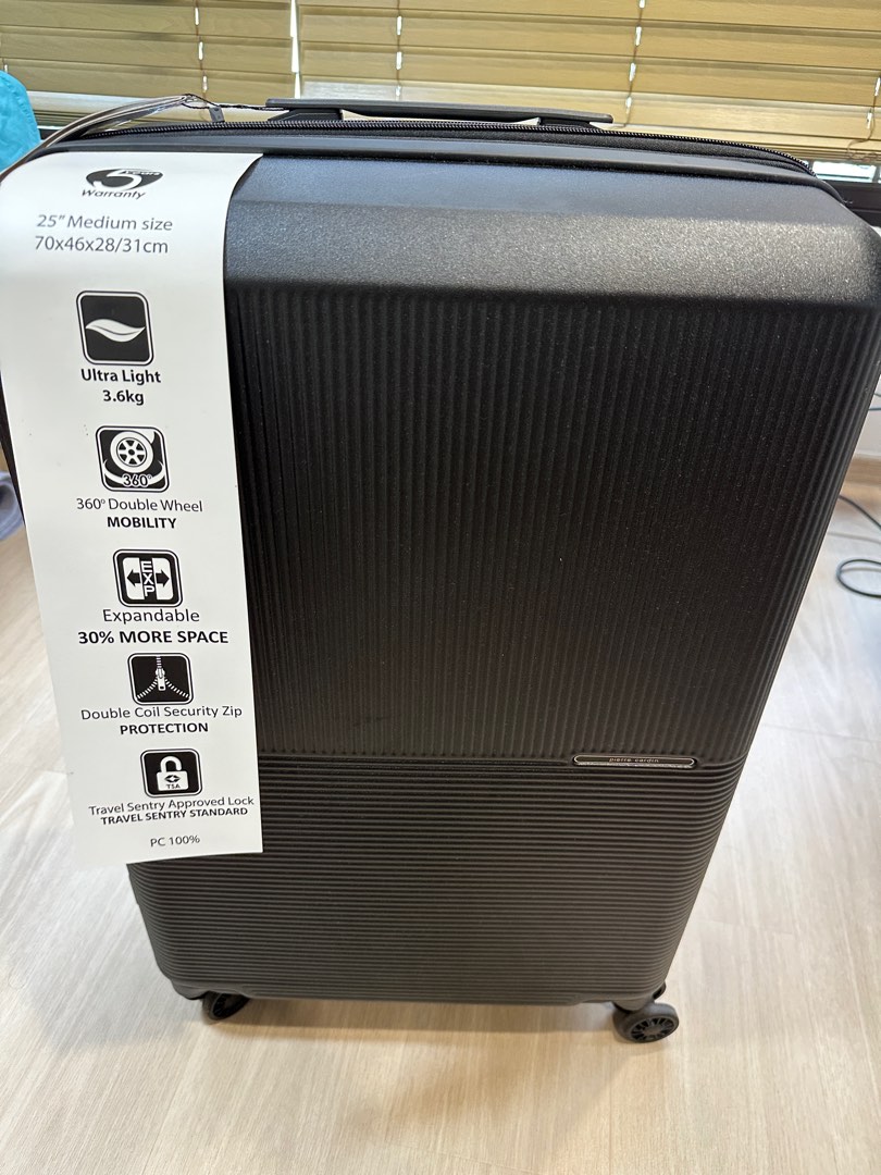 Pierre cardin 25inch luggage, Hobbies & Toys, Travel, Luggage on Carousell