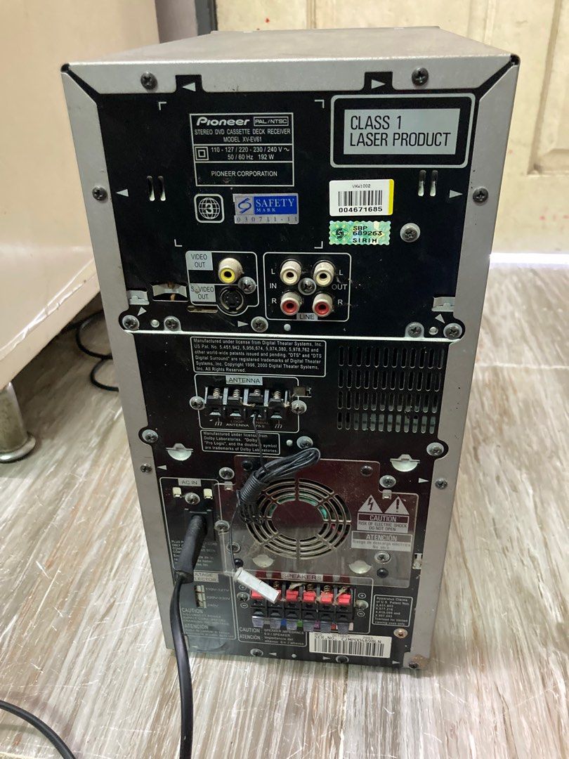 Pioneer head unit mini hifi EV 6, Audio, Soundbars, Speakers ...