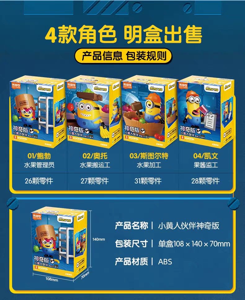 [PO] Blokees Amazing version Minions buddy Jerry factory series ...