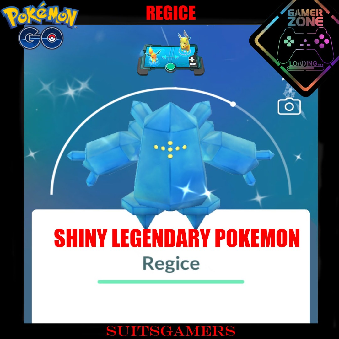 Pokemon GO - Shiny Regice [SHINY POKEMON], Video Gaming, Video Games ...