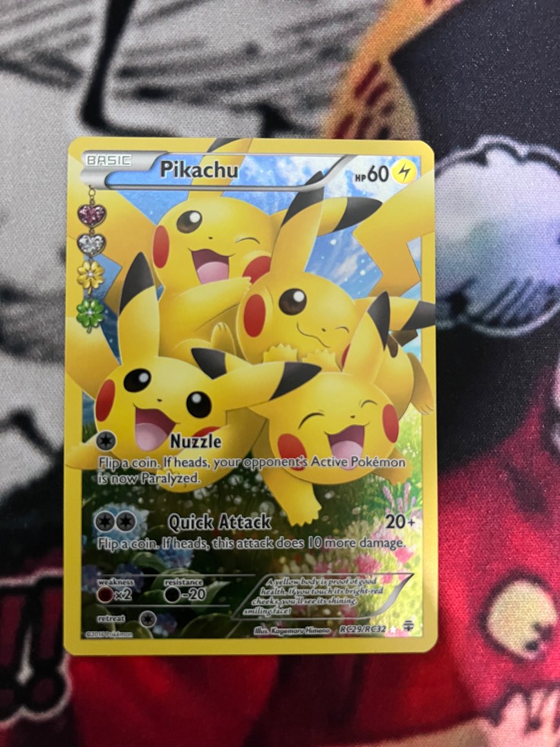 Pokemon TCG Cards: Pikachu Radiant Collection Full Art Near Mint ...