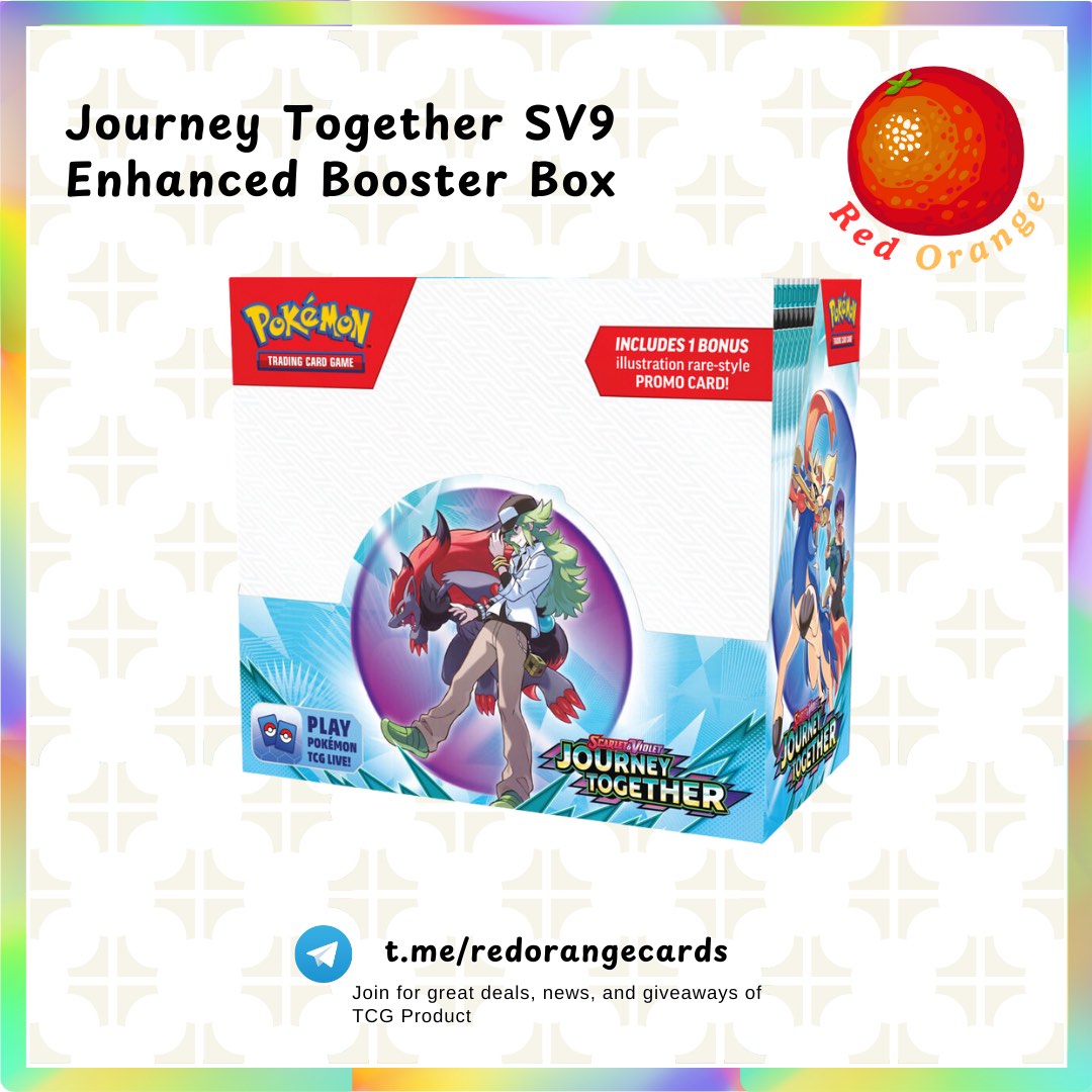 Pokemon TCG SV9 Journey Together Enhanced Booster Box, Hobbies & Toys, Toys & Games on Carousell
